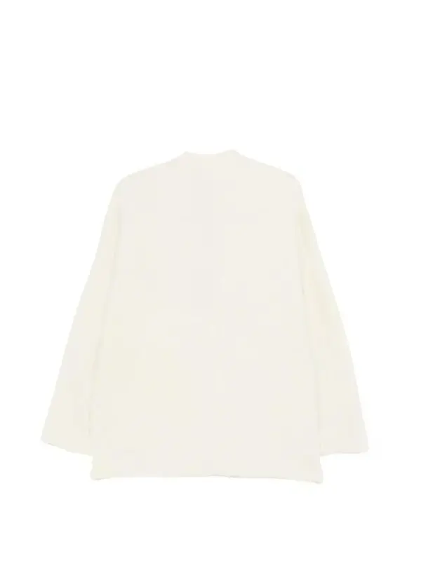 LAUREN MANOOGIAN V-neck Patch-pocket Cardigan