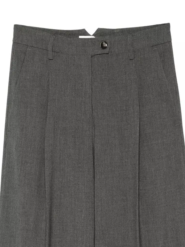 CENERE GB Pleated Wide-leg Trousers