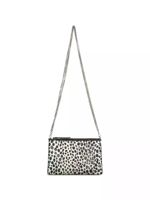 Philosophy Di Lorenzo Serafini Lightning-patch Leopard-print Clutch Bag