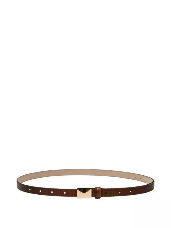 Brunello Cucinelli Buckle-fastening Leather Belt - Brown
