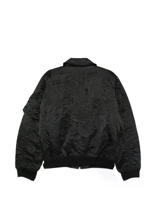 Alpha Industries Cwu-45/p Camo-embroidered Uv Bomber Jacket