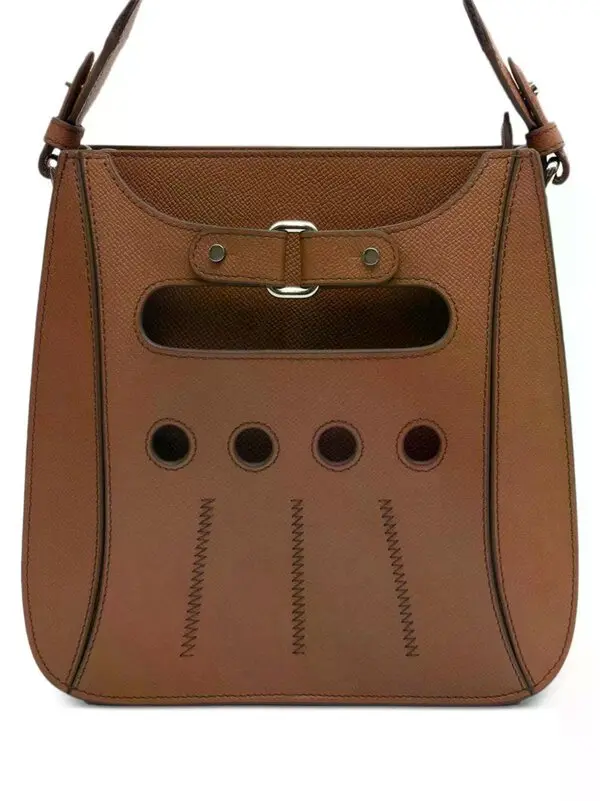 Perrin Cabbie Xbody Grained-leather Crossbody Bag - Neutrals