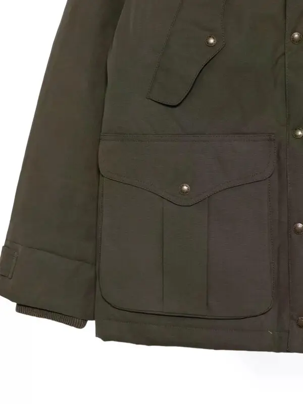 Filson Waxed Mountain Park Hooded Multi-pocket Coat