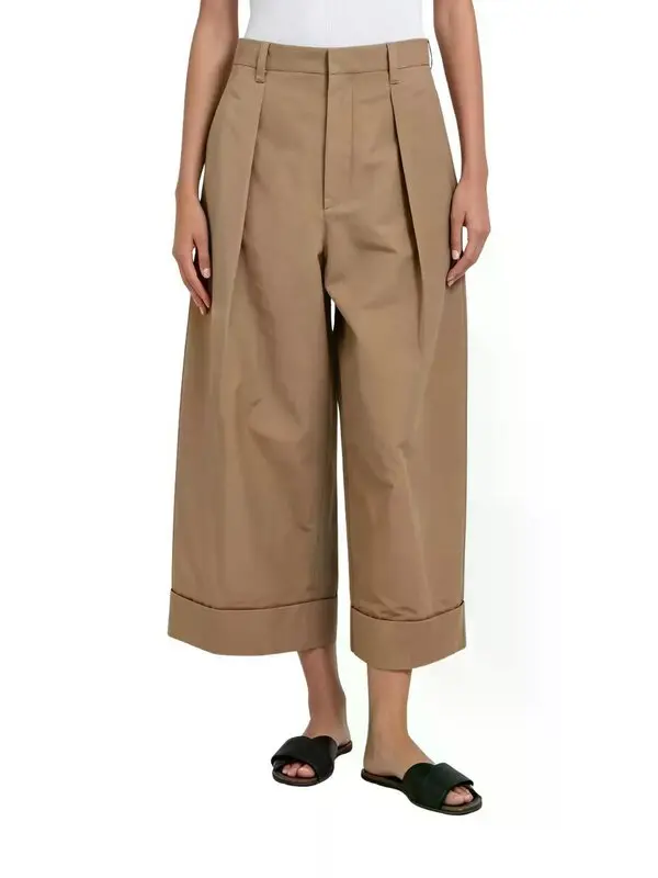 Brunello Cucinelli Pleated Turn-up Trousers