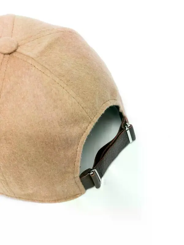 VARSITY Logo-plaque Wool Baseball Cap