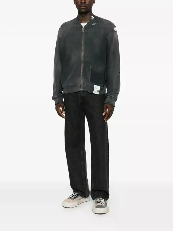 Mihara Yasuhiro Sun-faded Distressed Cardigan