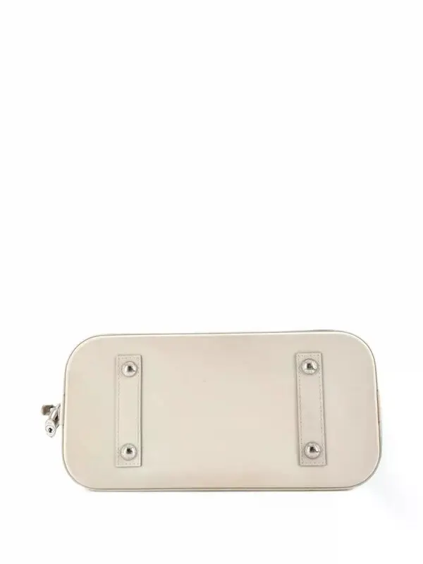 LOUIS VUITTON Alma Handbag Epi Leather Pm Satchel - White