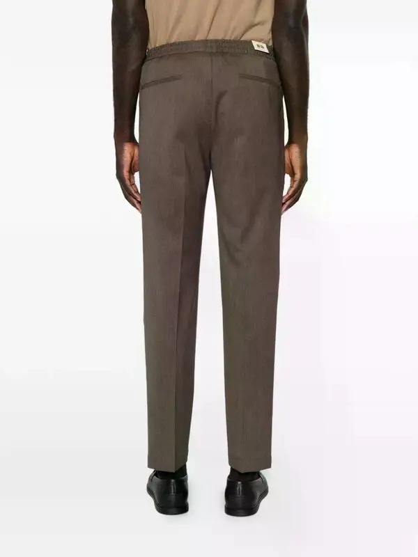 BRIGLIA 1949 Wimbledons Drawstring-waist Pleated Trousers