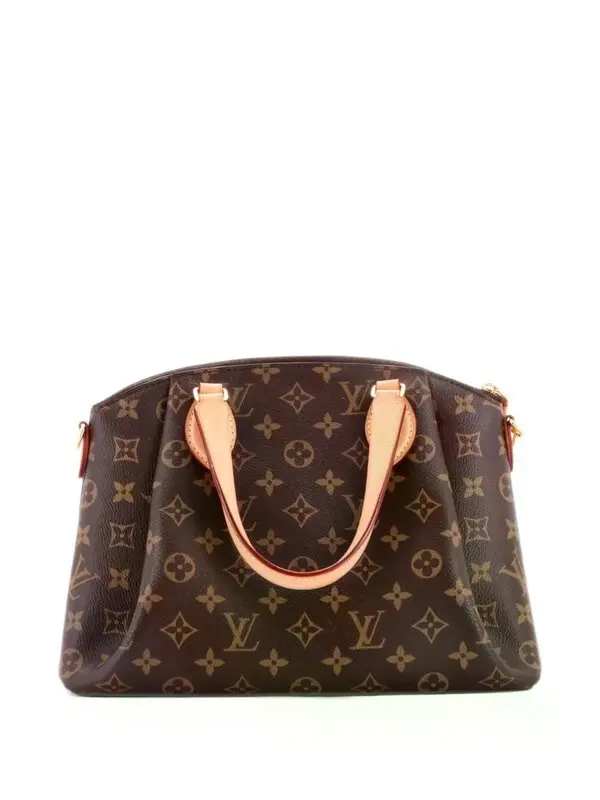 LOUIS VUITTON Rivoli Handbag Monogram Canvas Pm Satchel - Brown