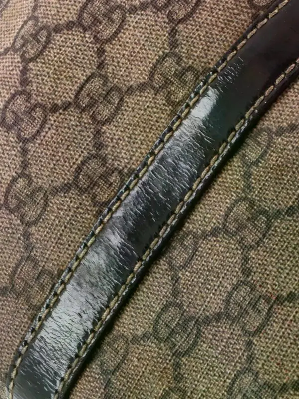 Gucci Joy Boston Bag Gg Coated Canvas Medium Satchel