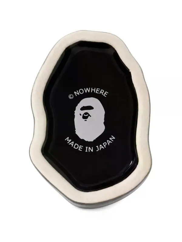A BATHING APE Ape Head Porcelain Plate - Black