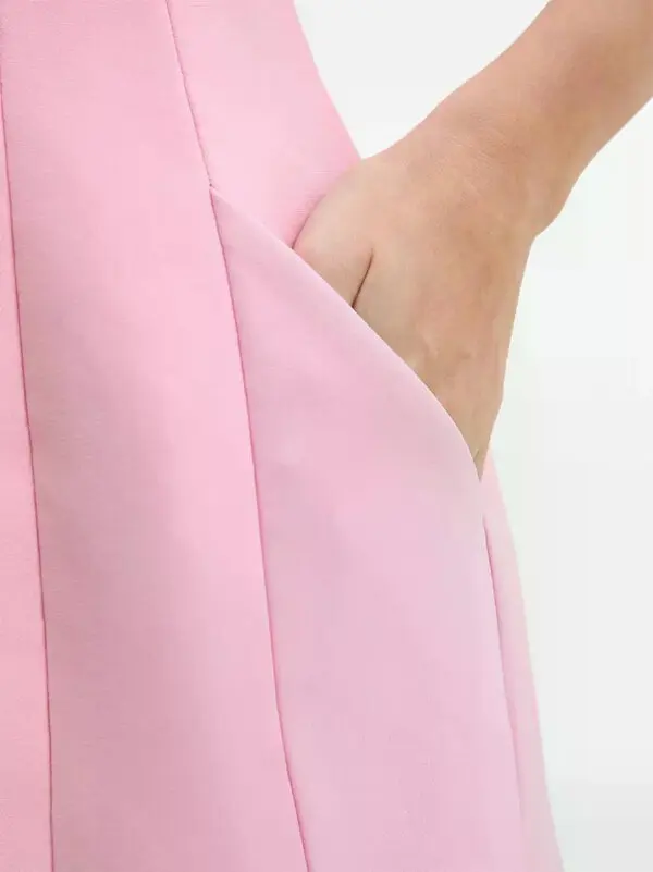 Bardot Nevelle Halterneck Square-neck Mini Dress