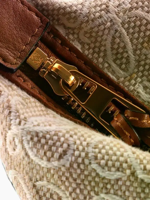 Loewe Cubi Anagram Jacquard Medium Hobo Bag