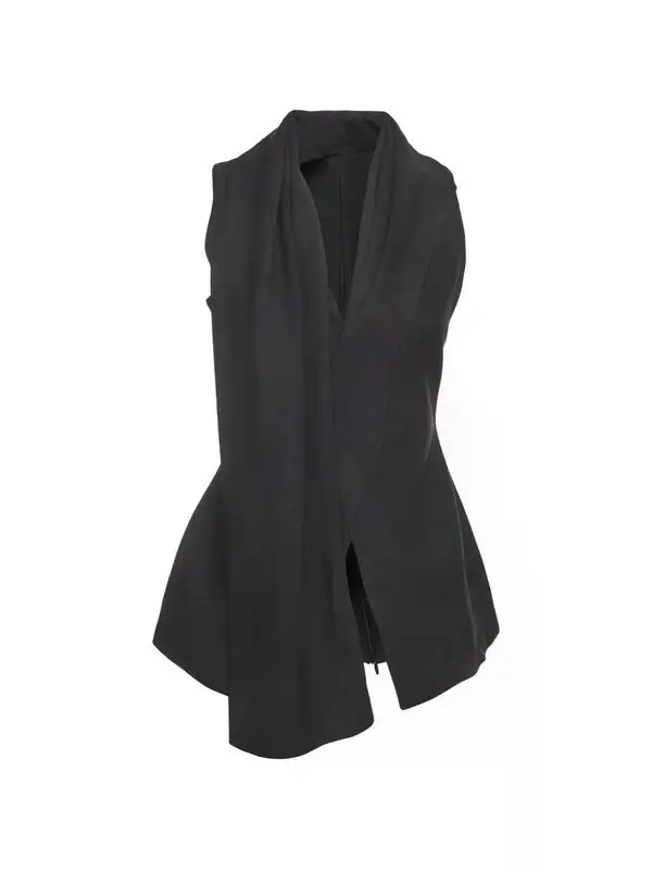 CHATS BY C.DAM Draped Sleeveless Top