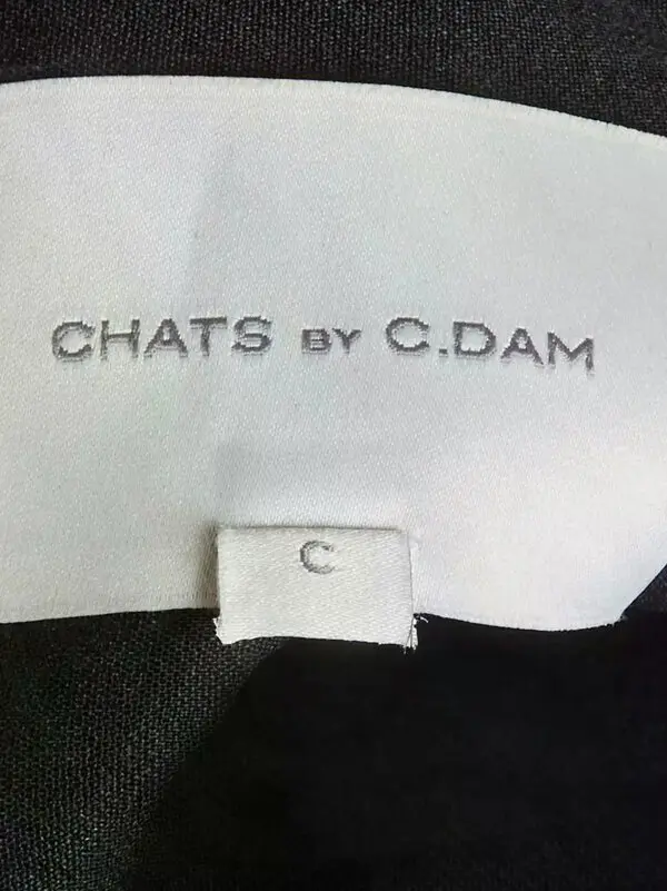 CHATS BY C.DAM Draped Sleeveless Top