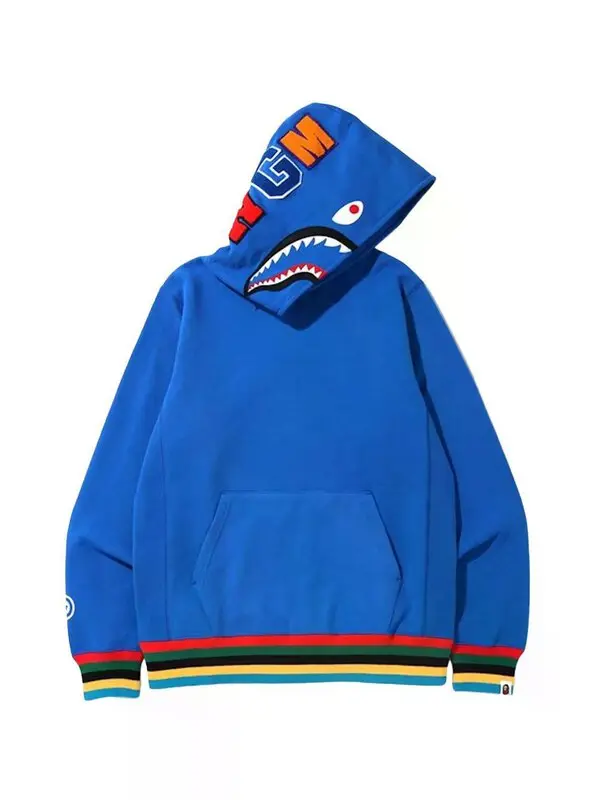 A BATHING APE Shark-print Hoodie