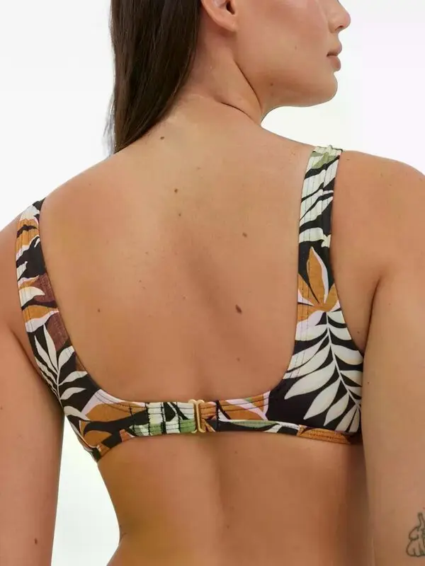 BILLABONG Tales From The Tropics Leaf-print Bikini Top