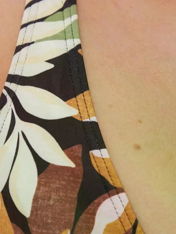 BILLABONG Tales From The Tropics Leaf-print Bikini Top