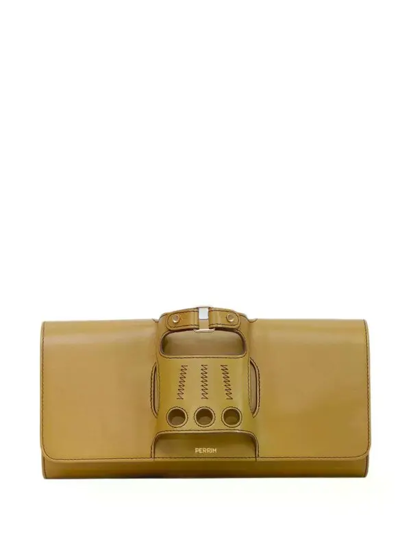 Perrin Le Cabriolet Glove Leather Clutch Bag