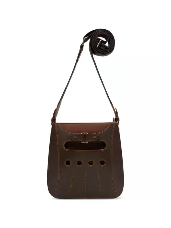 Perrin Cabbie Xbody Leather Crossbody Bag - Brown