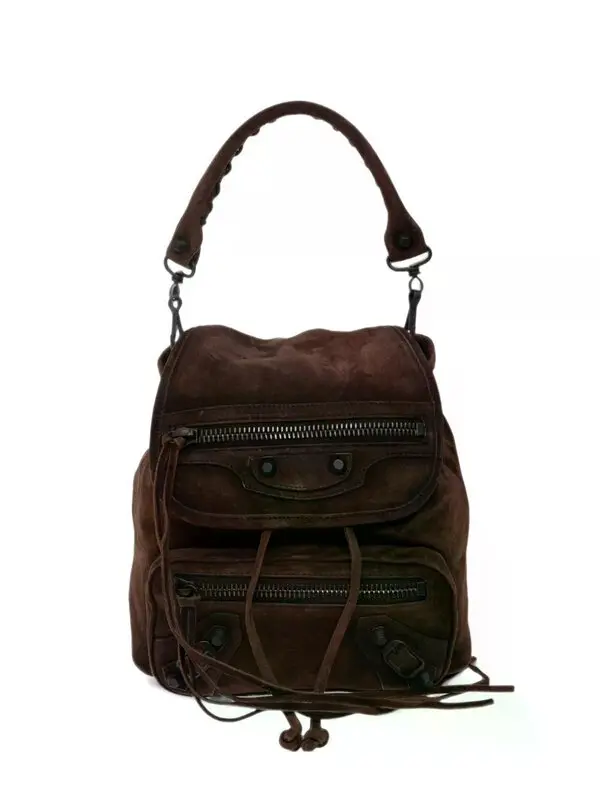 Balenciaga Le City Backpack Mini In Light Espresso - Brown