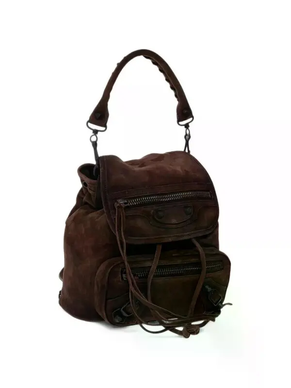 Balenciaga Le City Backpack Mini In Light Espresso