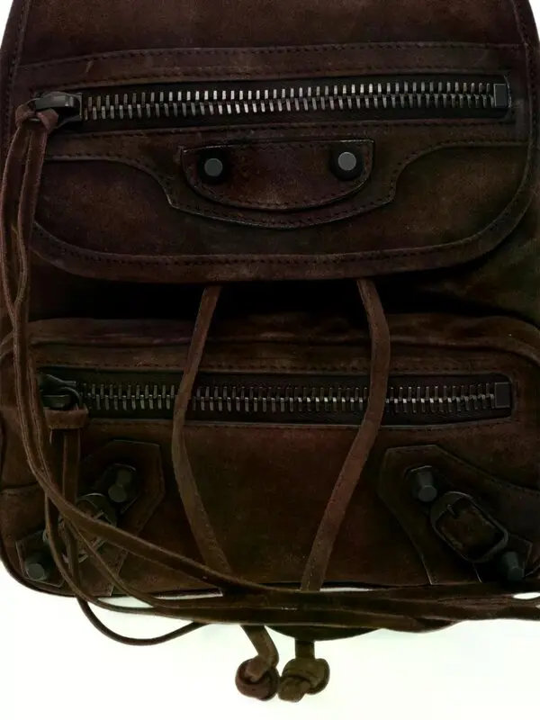 Balenciaga Le City Backpack Mini In Light Espresso