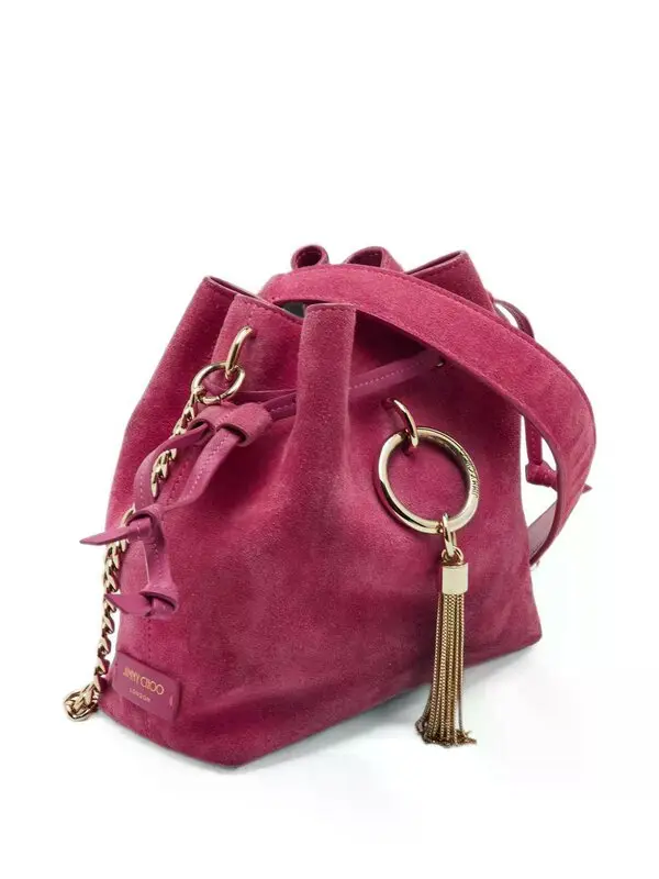 JIMMY CHOO Callie Leather Bucket Bag