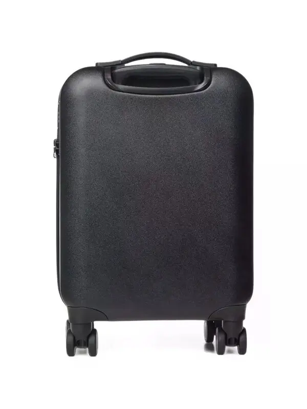 Armani Exchange Logo-embossed Ridged Suitcase
