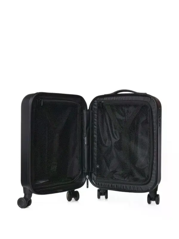 Armani Exchange Logo-embossed Ridged Suitcase