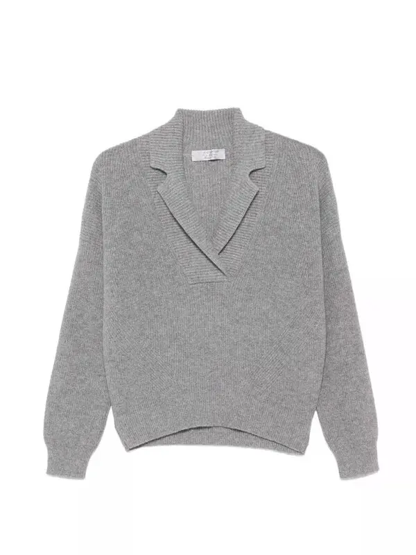 D.exterior Ribbed-knit Cashmere Sweater