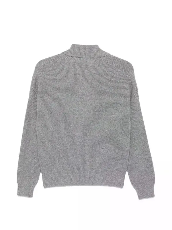 D.exterior Ribbed-knit Cashmere Sweater