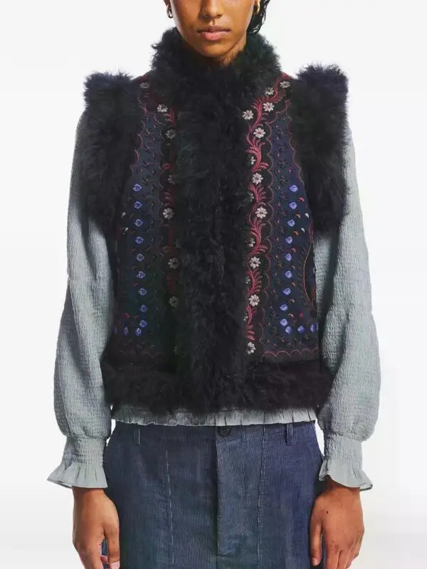 Antik Batik Ivan Embroidered Gilet