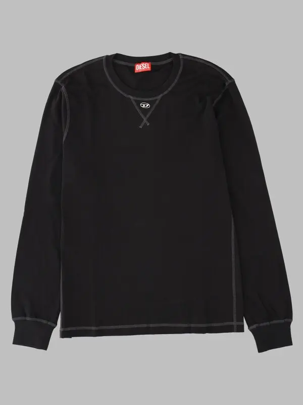 DIESEL® T-shirt Oval D A Manica Lunga