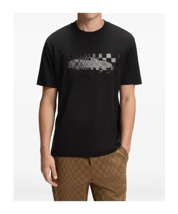 Hugo Boss X Porsche T-shirt With Glossy Artwork