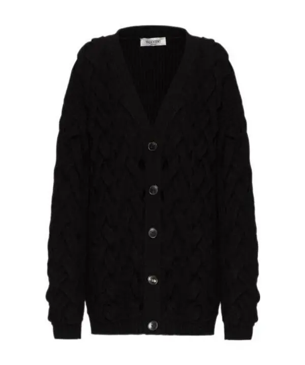 Valentino Garavani Button Knitted Cardigan