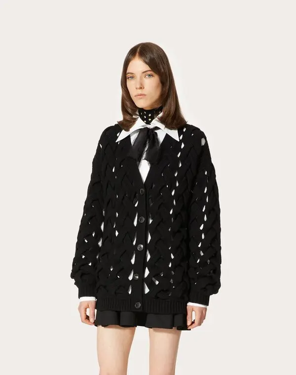 Valentino Garavani Button Knitted Cardigan