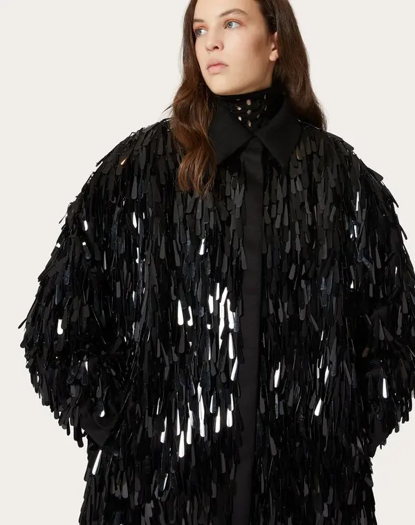 Valentino Garavani Sequined Casual Jacket