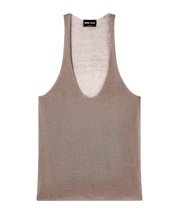 Giorgio Armani Sleeveless Knitted Top