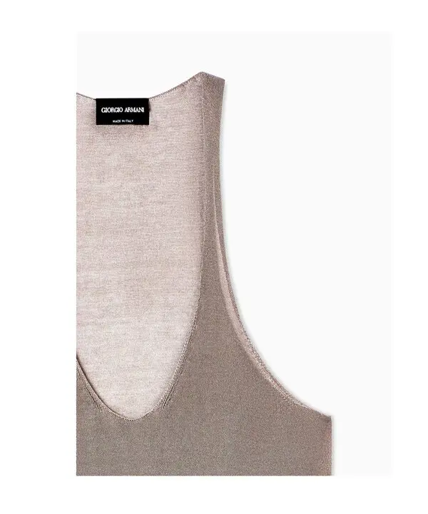 Giorgio Armani Sleeveless Knitted Top