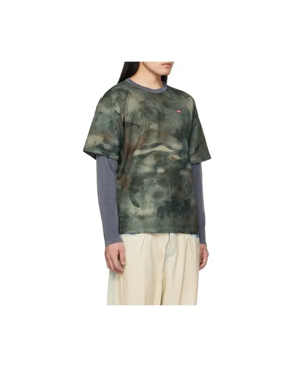 DIESEL® Perforated Long-sleeve T-shirt