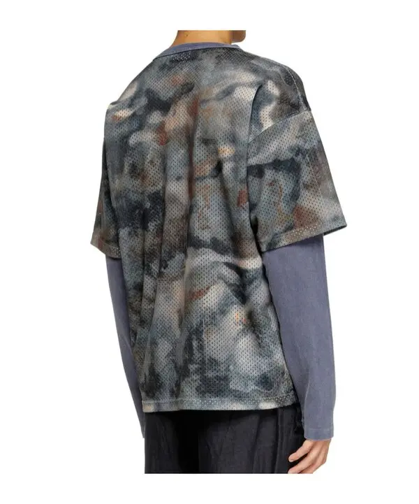DIESEL® Perforated Long-sleeve T-shirt
