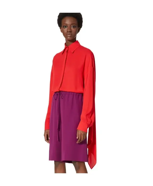 Valentino Garavani High-low Back Long-sleeved Shirt