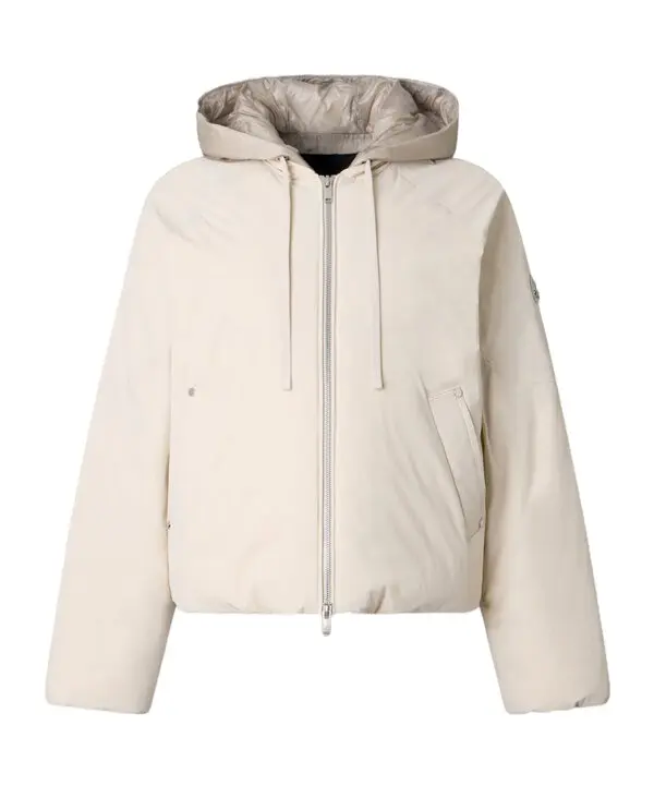 Moose Knuckles Tegan Down Bomber Jacket - Alabastro