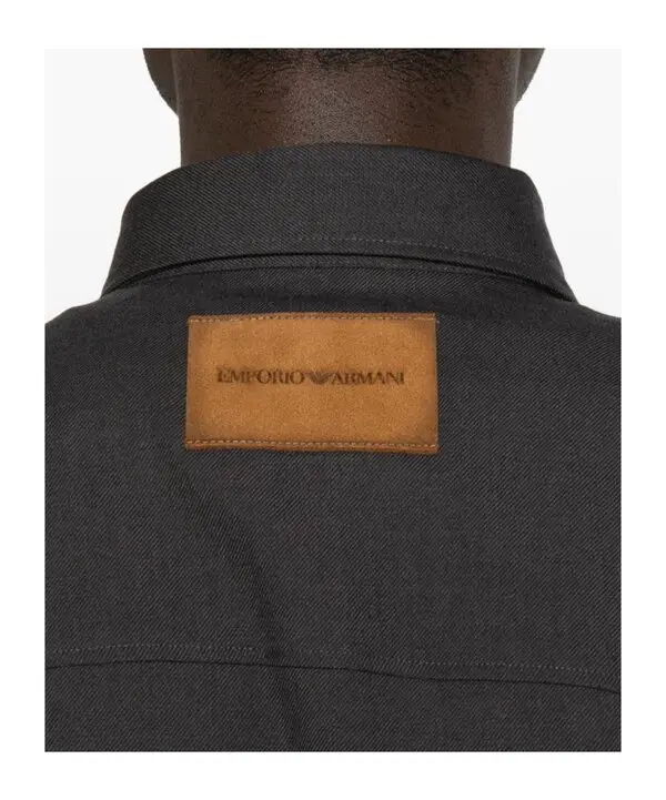 Emporio Armani Patch Detail Regular Shirt
