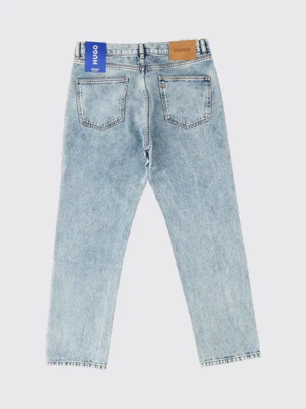 Hugo Boss Hugo Logo Patch Straight Leg Jeans