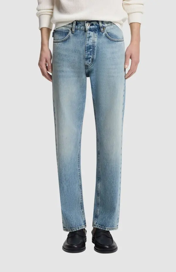 Hugo Boss Hugo Logo Patch Straight Leg Jeans