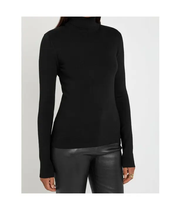 JOSEPH High-neck Stretch Knit Sweater