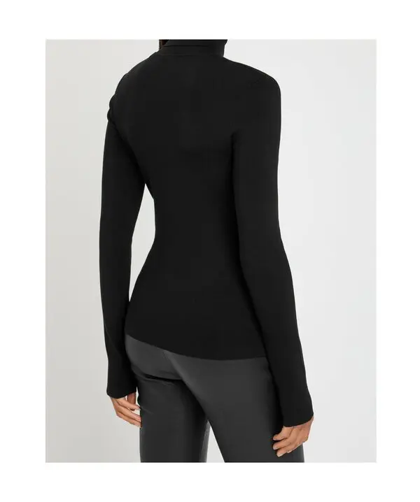 JOSEPH High-neck Stretch Knit Sweater