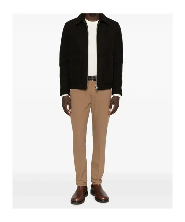 DONDUP Belt-loops Slim-fit Tailored Trousers